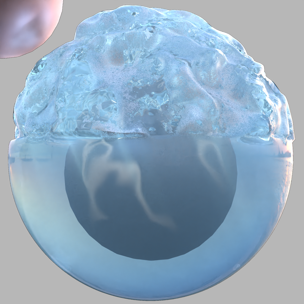 Tropical Water Shader | FREE 3D liquid materials | BlenderKit