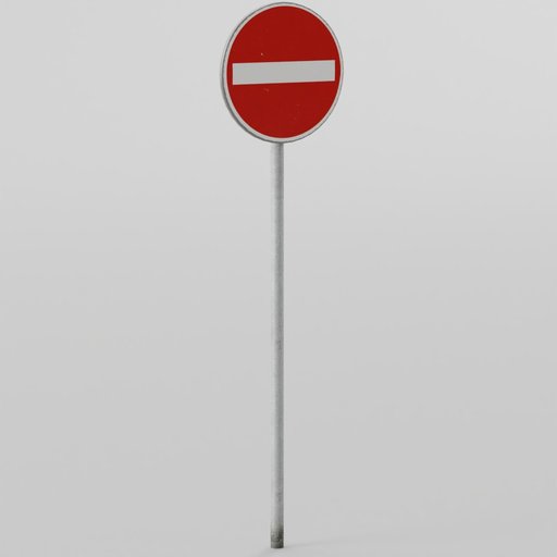 Outdoor Sign Round | Signs models | BlenderKit