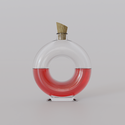 Taurus Shape Bottle | Miscellaneous models | BlenderKit