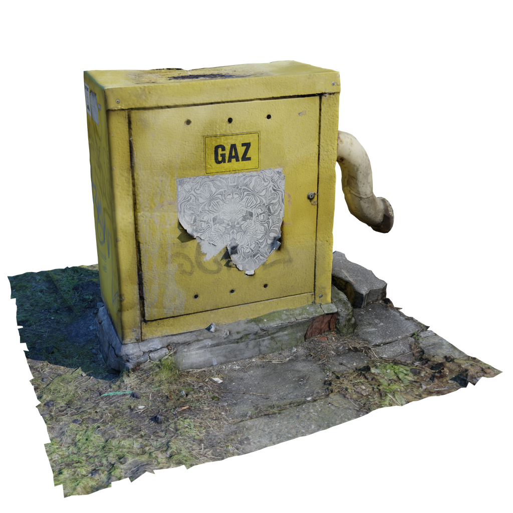 City gas utility box | FREE Urban Environment models | BlenderKit