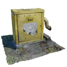 City gas utility box | FREE Urban Environment models | BlenderKit