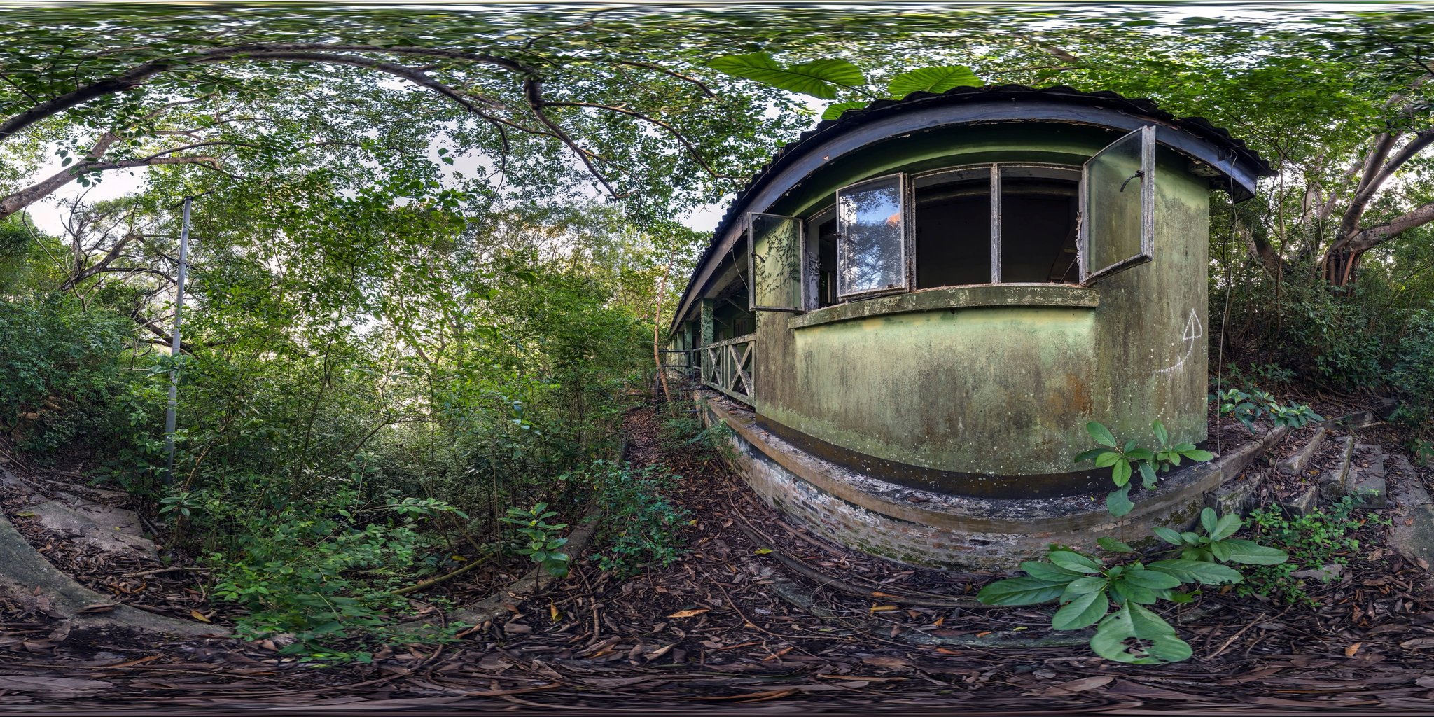 Green Abandoned House 2 | FREE 3D Nature HDRs | BlenderKit
