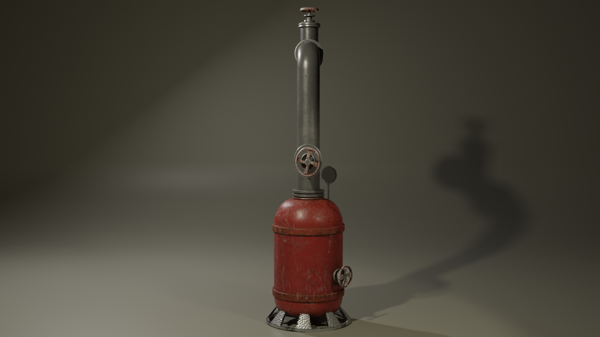 Old Steam Engine | Industrial Equipment models | BlenderKit