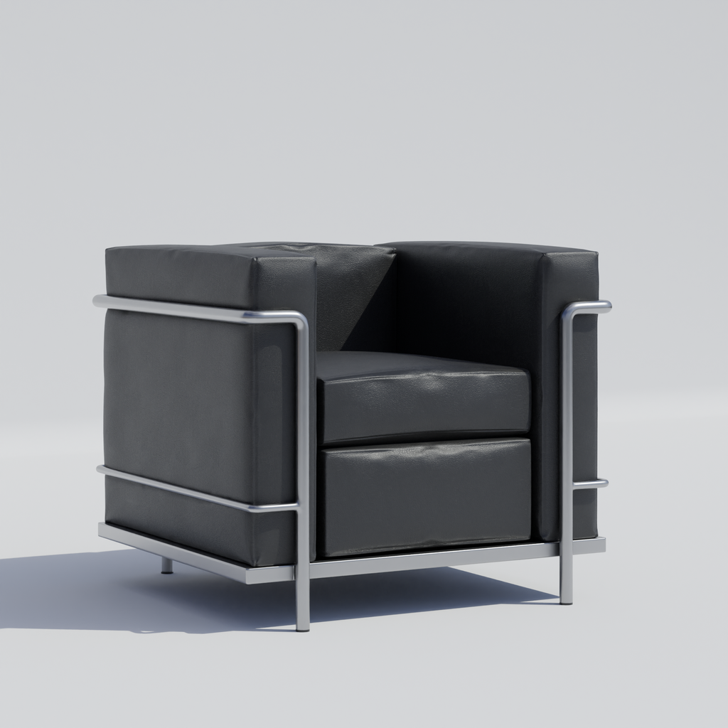 LC2 Armchair | Armchairs models | BlenderKit