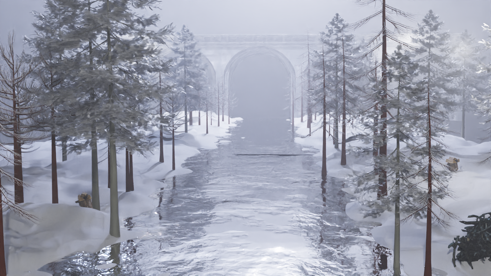 Winter Cozy Mood | Renders | BlenderKit