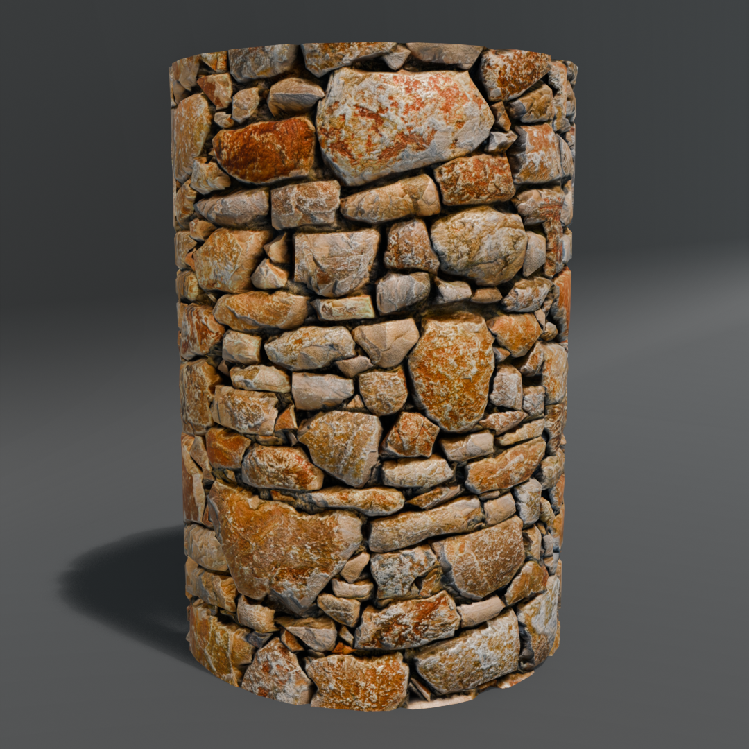 Stone Cylinder Post Pillar Sandstone | Historic Buildings models ...