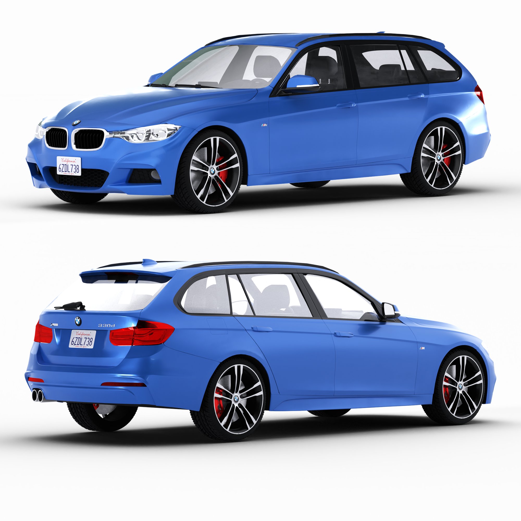 BMW 3series Car | Modern Cars models | BlenderKit
