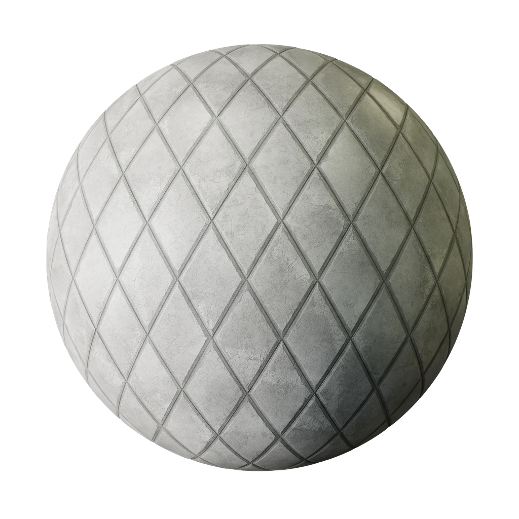 Concrete diamond tiles | FREE tiles materials | BlenderKit