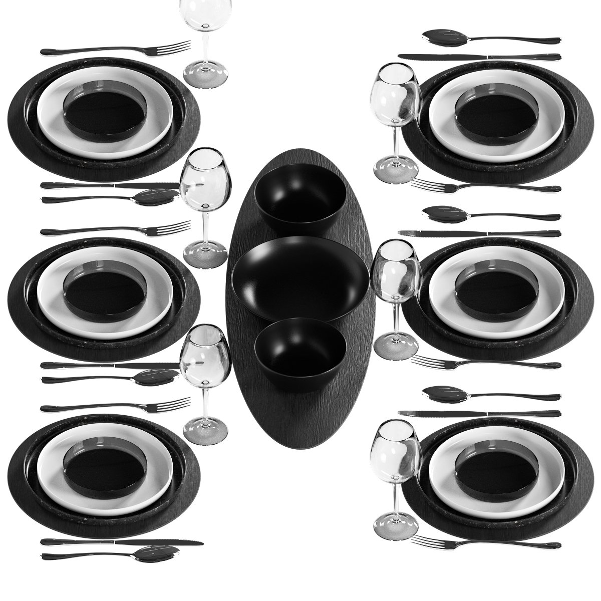 Tableware A | Kitchen Sets models | BlenderKit