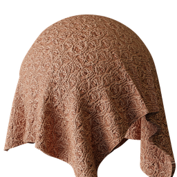 Soft Knitted Orange Fabric | FREE fabric materials | BlenderKit