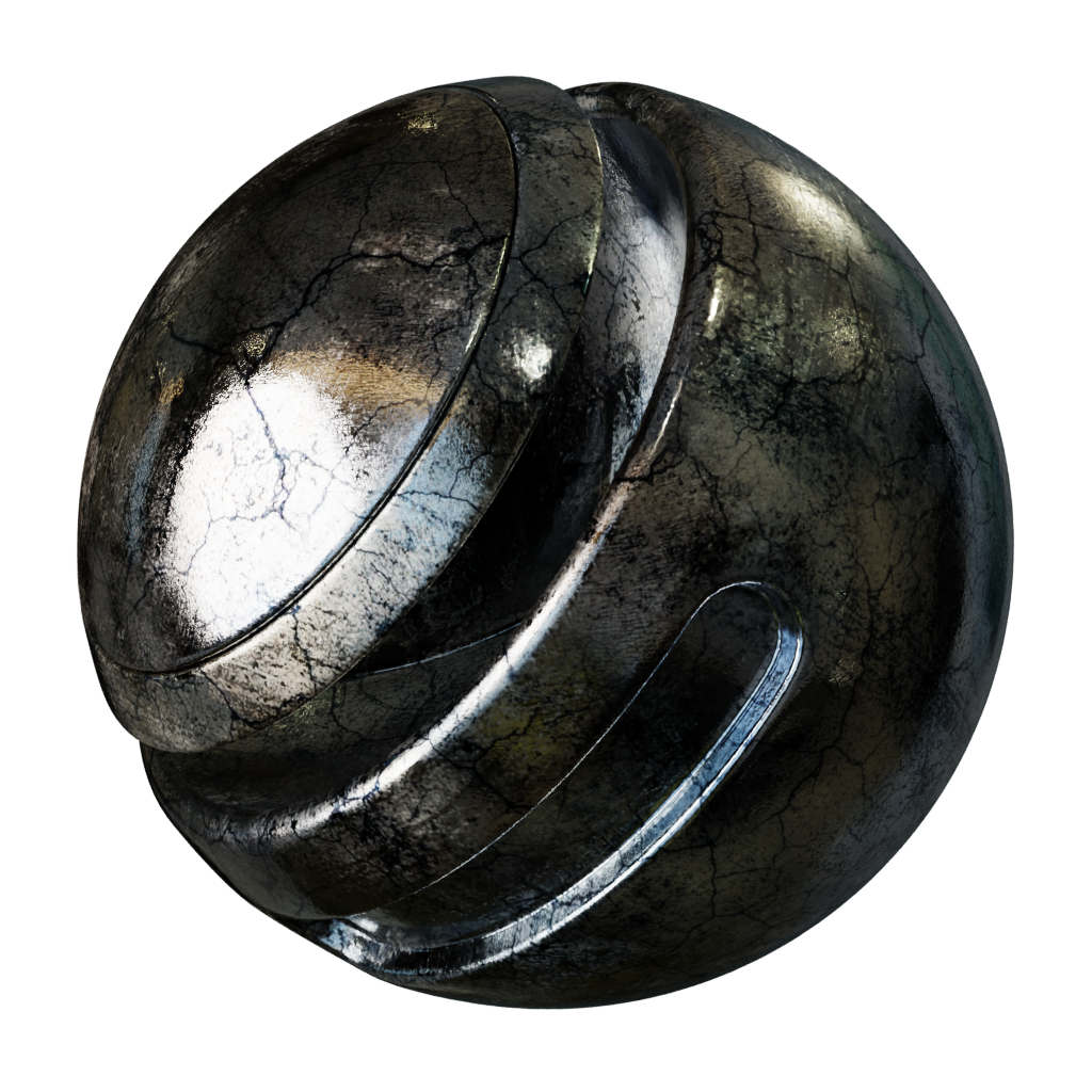 Metal Cracked | FREE metal materials | BlenderKit