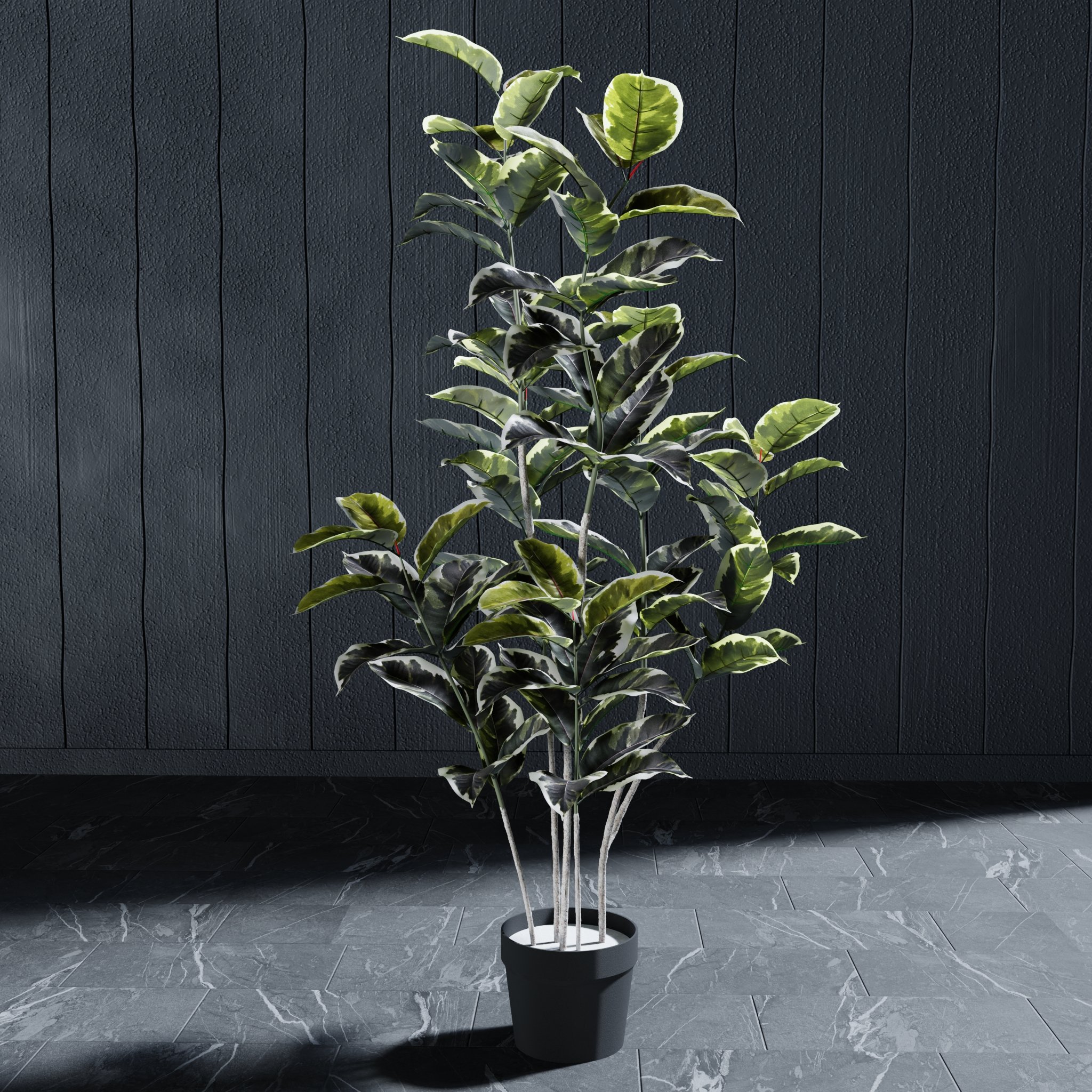 Artificial fig tree lyre-leaved 150 cm | Trees models | BlenderKit