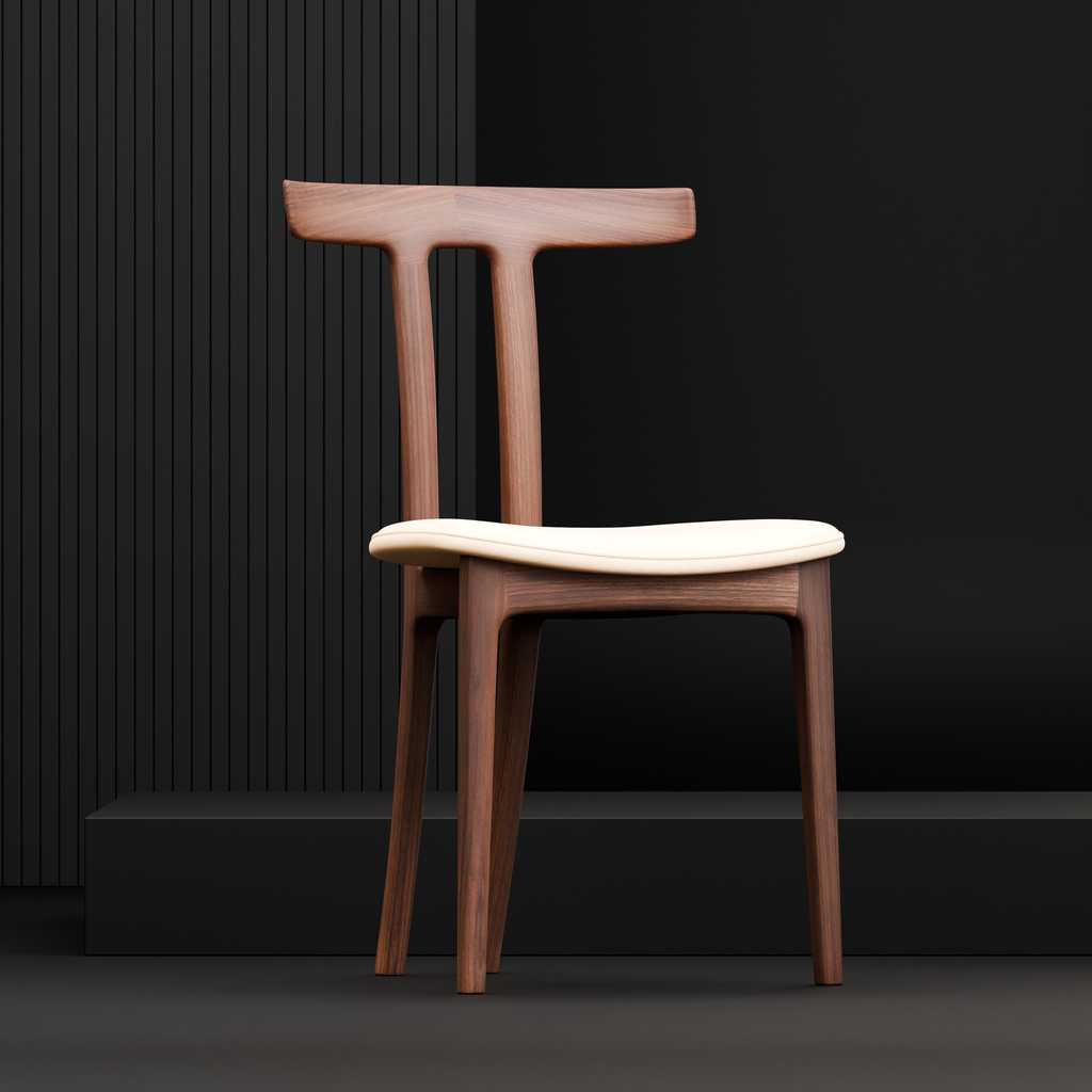 T Chair By Ole Wanscher | Sitting Chairs models | BlenderKit