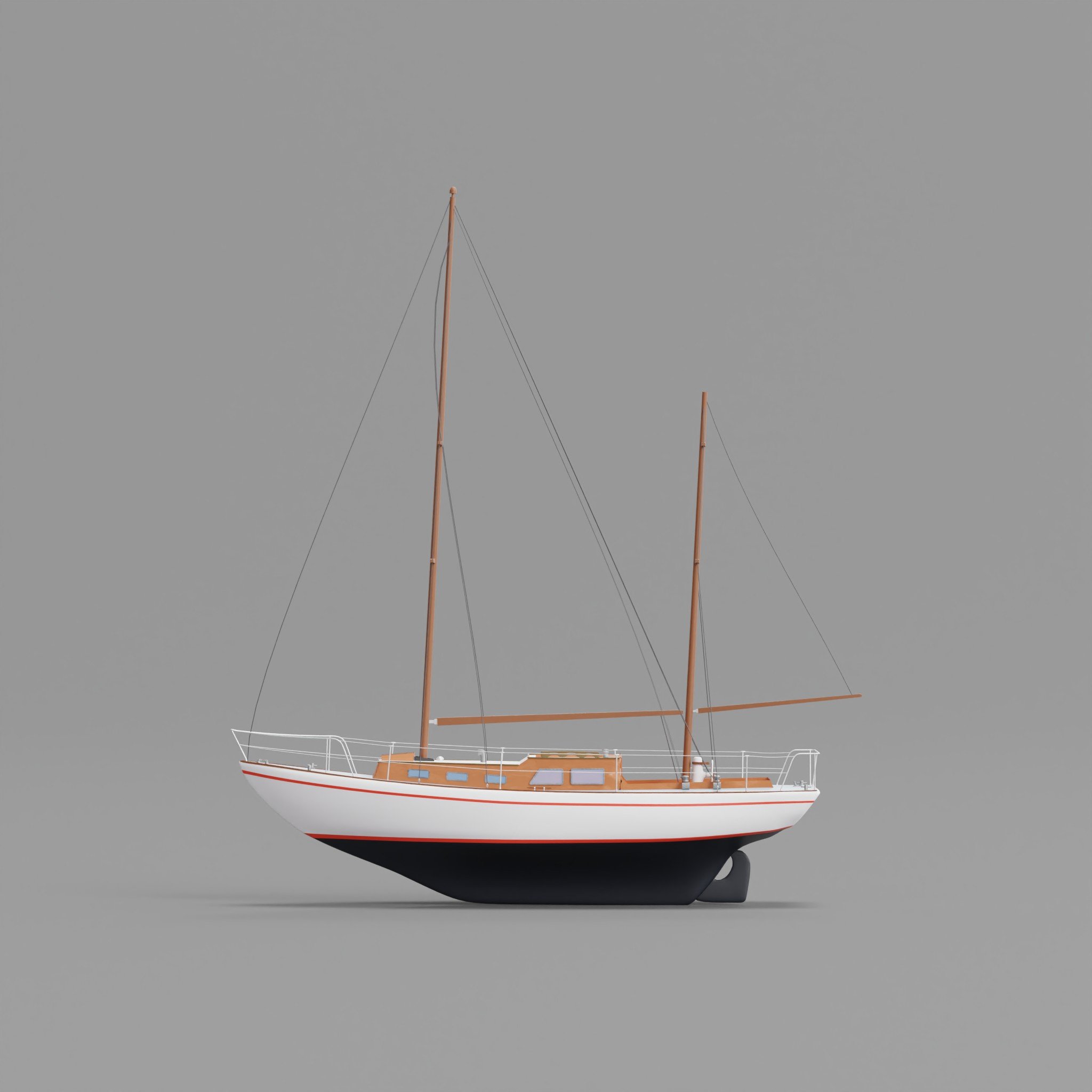 Offshore-31 Cheoy Lee Fine Yachts | Boats models | BlenderKit