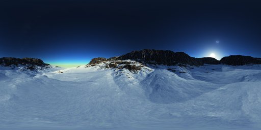 Snowy mountain | FREE Nature HDRis | BlenderKit