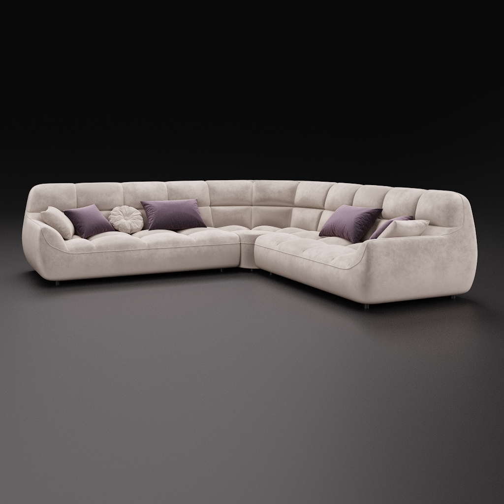 Sofa Albatros | 3D Sofa models | BlenderKit