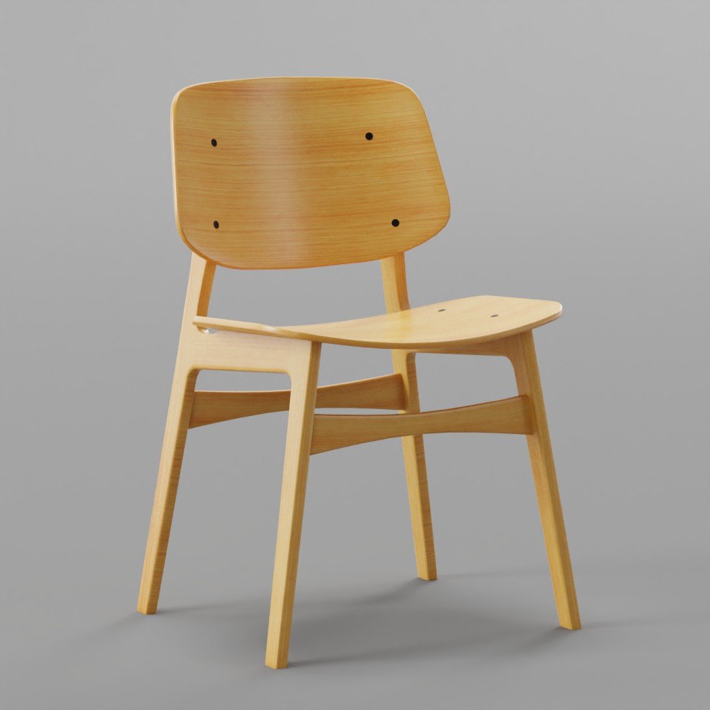 Wooden Chair | Sitting Chairs models | BlenderKit