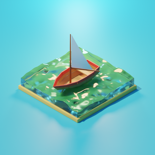 Cartoon Boat Animation | Cartoon scenes | BlenderKit