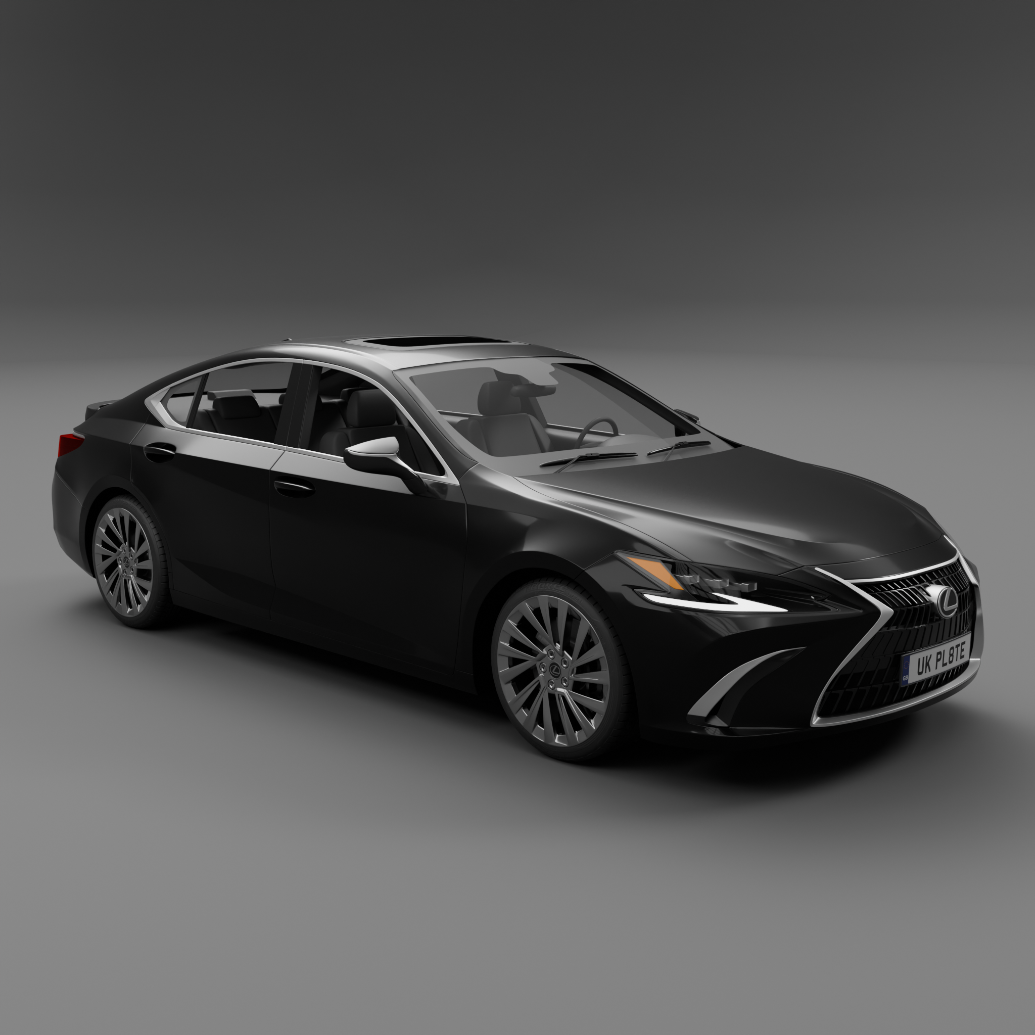 Lexus ES 2022 | Modern Cars models | BlenderKit