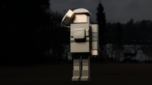 WW2 roblox BRITAN soldier | Military Characters models | BlenderKit