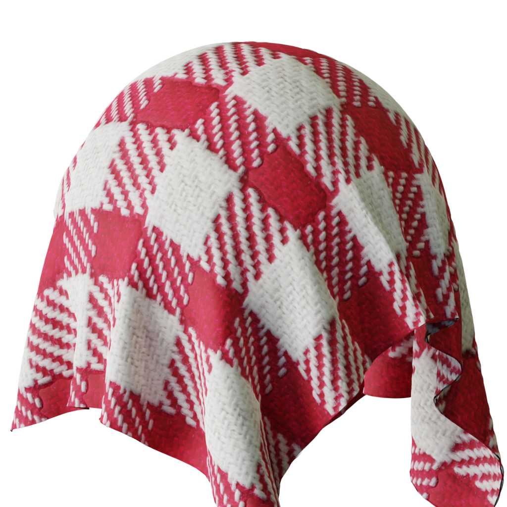 Red cloth | FREE fabric materials | BlenderKit