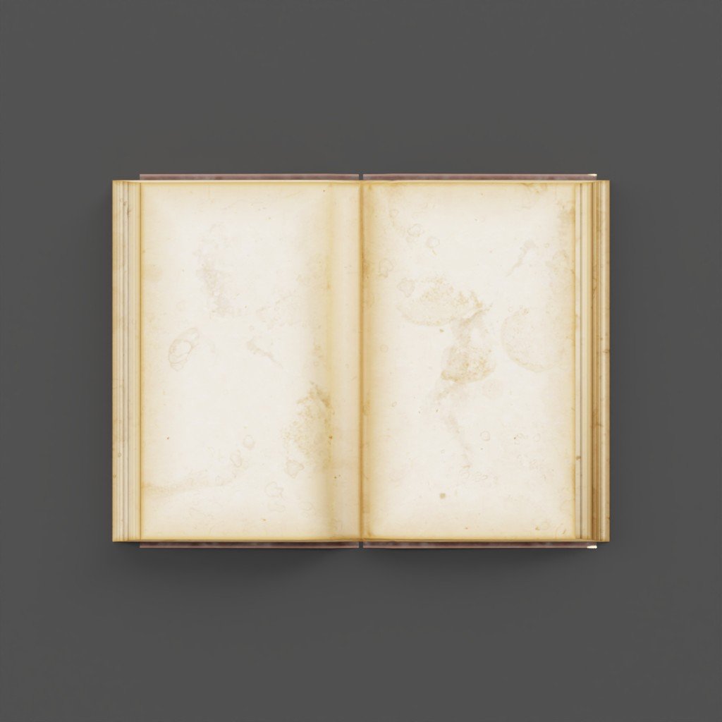 Book open | Books models | Blendkit
