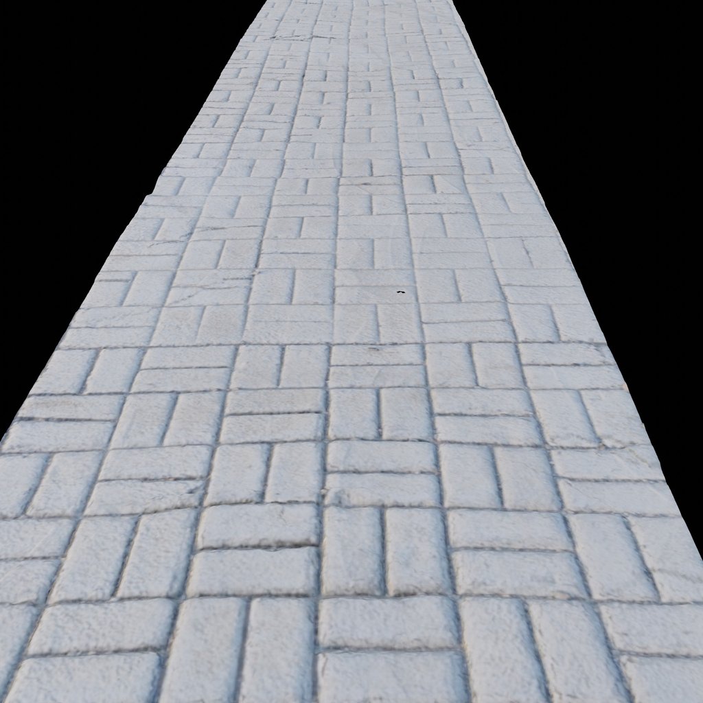 Walkway paving | FREE Urban Environment models | BlenderKit