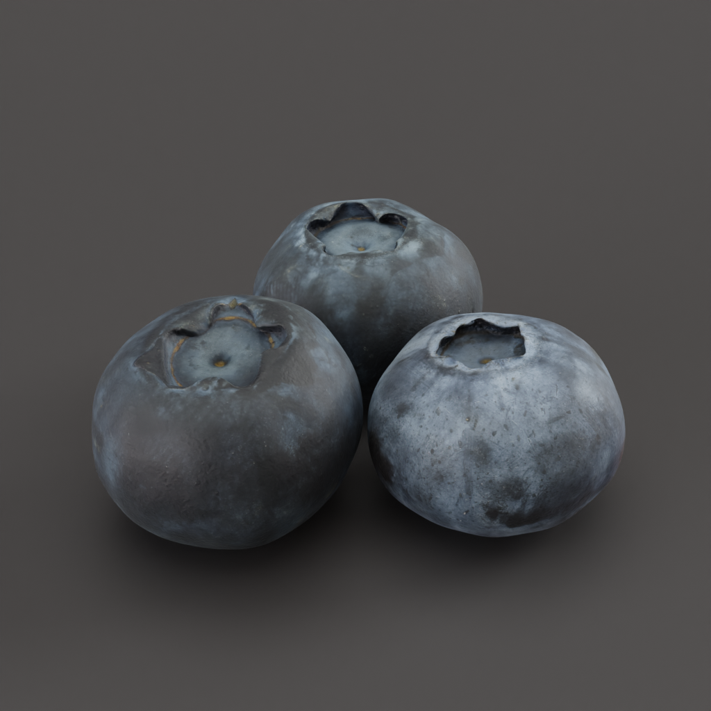 Blueberries | Fruit & Vegetables models | BlenderKit