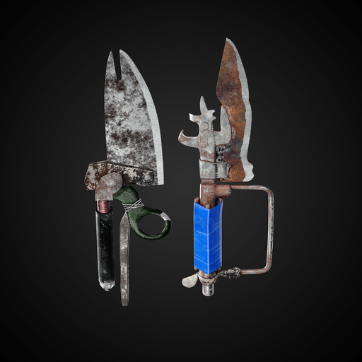 Apocalyptic Game-Ready Melee | Modern Weapons models | BlenderKit