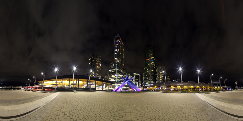 Downtown Urban City at Night | Cityscapes HDRis | BlenderKit