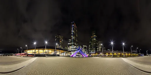Downtown Urban City at Night | Cityscapes HDRis | BlenderKit