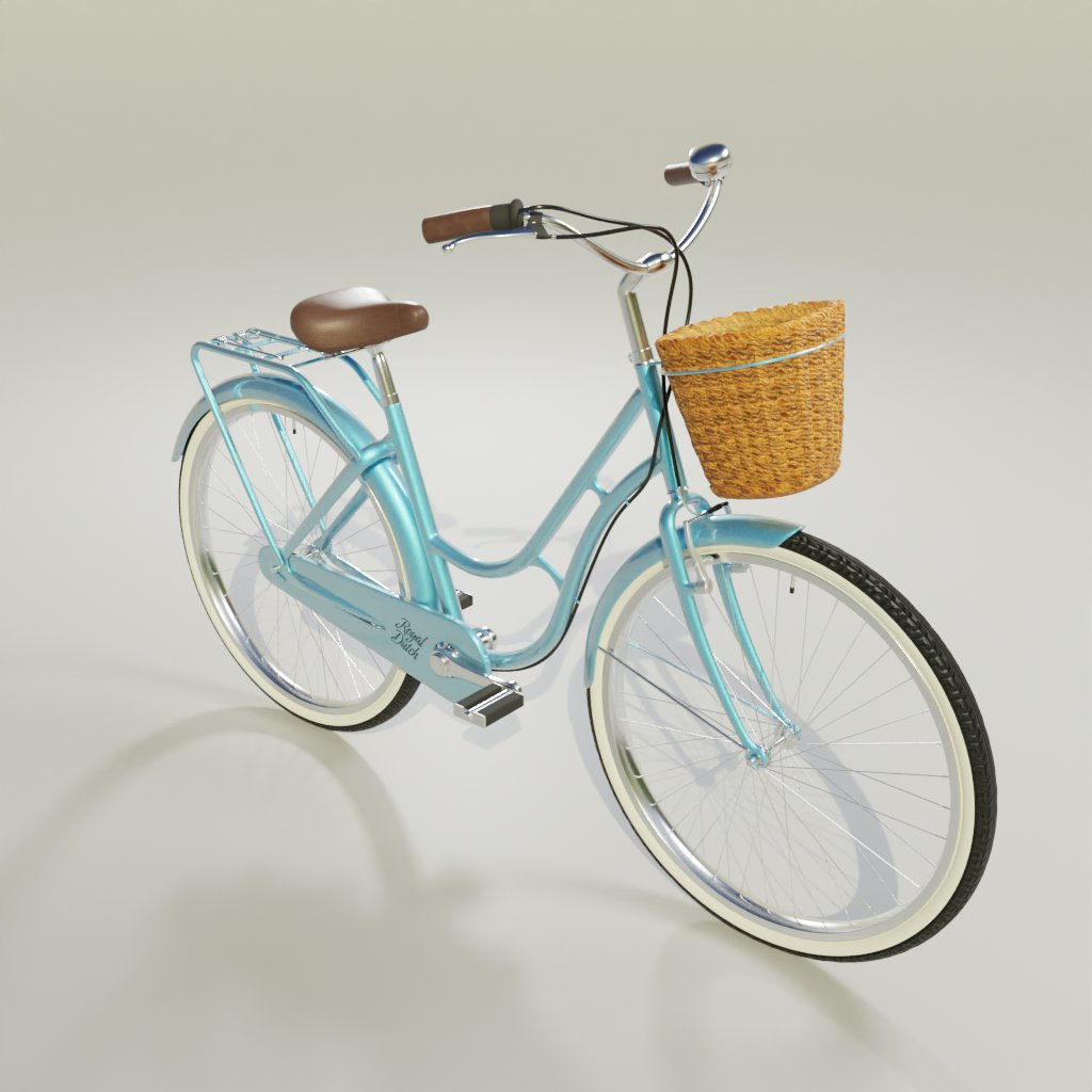 Ladies Bicycle | Bicycle models | BlenderKit