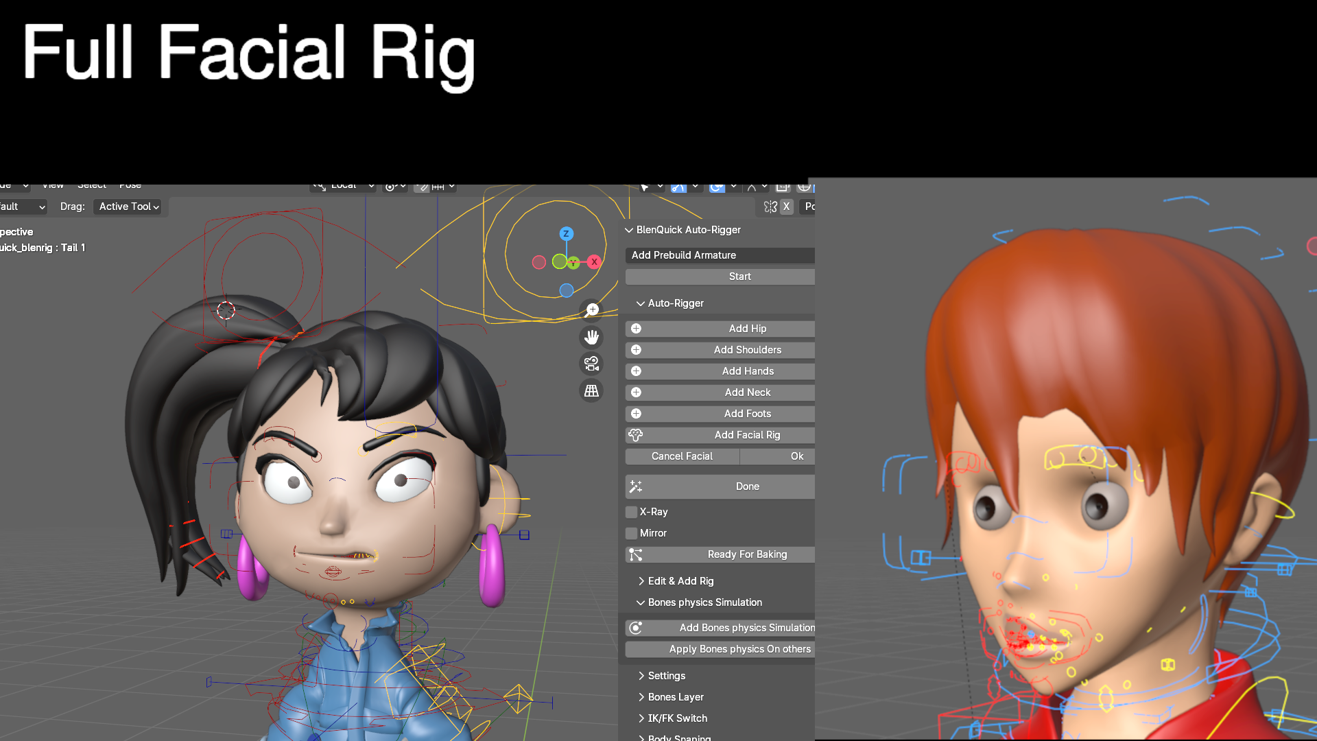 BlenQuick Auto-Rigger | BlenderKit