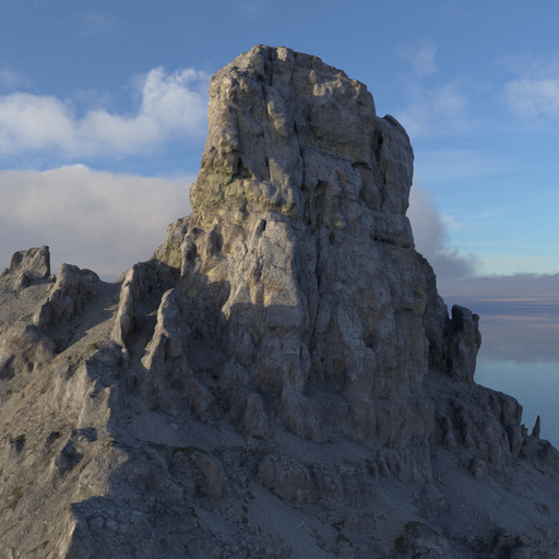 Canadian Rockie Mountain Peak | Terrains models | BlenderKit