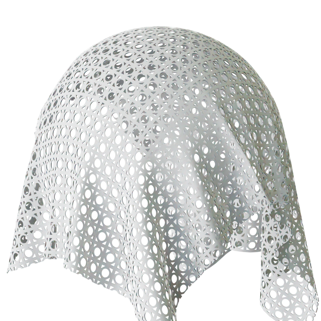 Hole pattern fabric | FREE fabric materials | BlenderKit