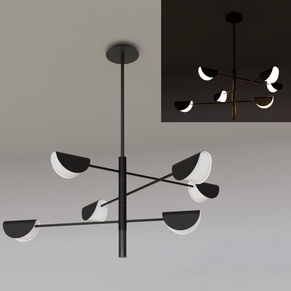 Mollis | Ceiling Lights models | BlenderKit