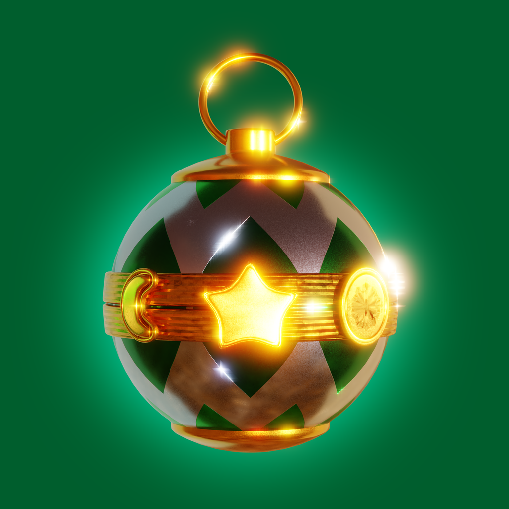 Stylised christmas ornament | FREE Holiday Decorations models | BlenderKit