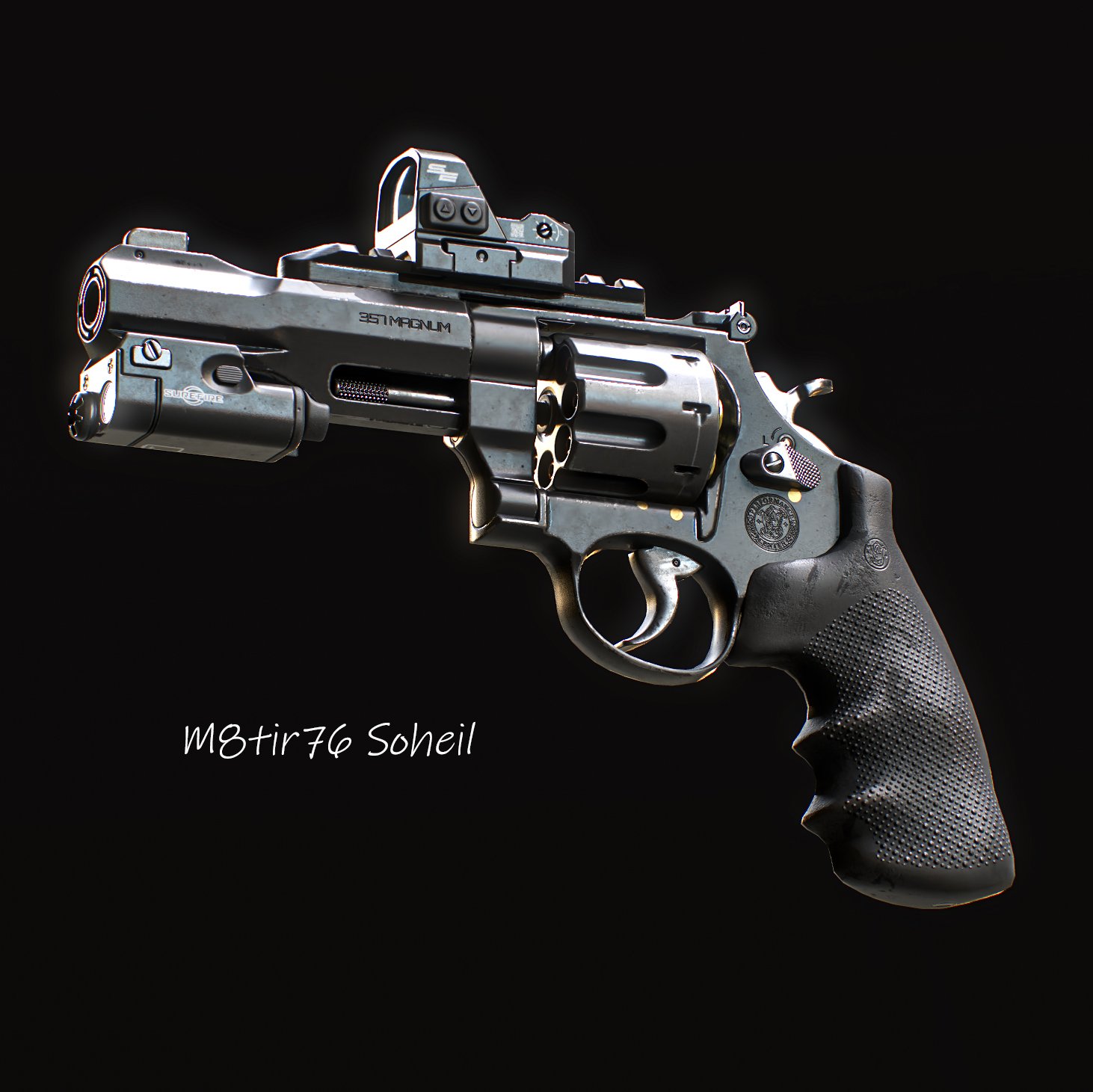 Revolver | Modern Weapons models | BlenderKit