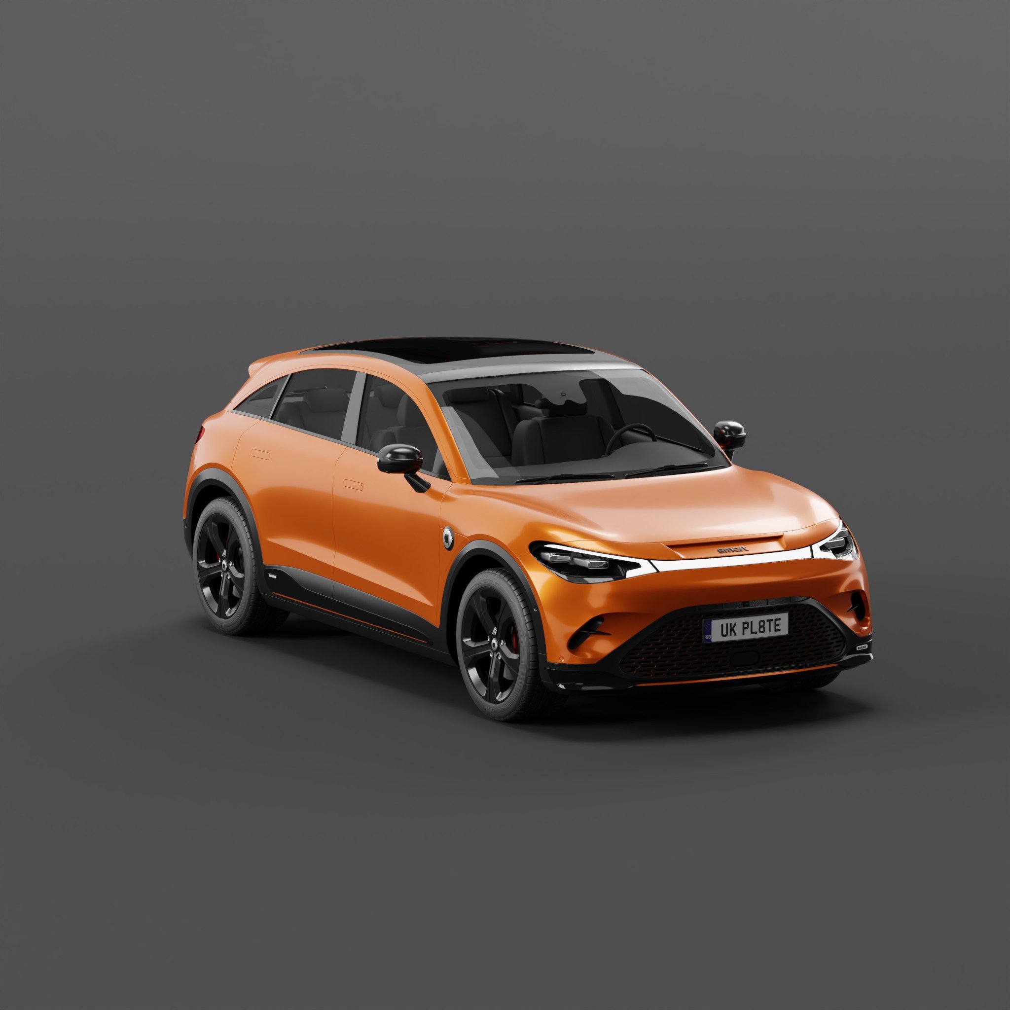 Smart 3 BRABUS | Modern Cars models | BlenderKit