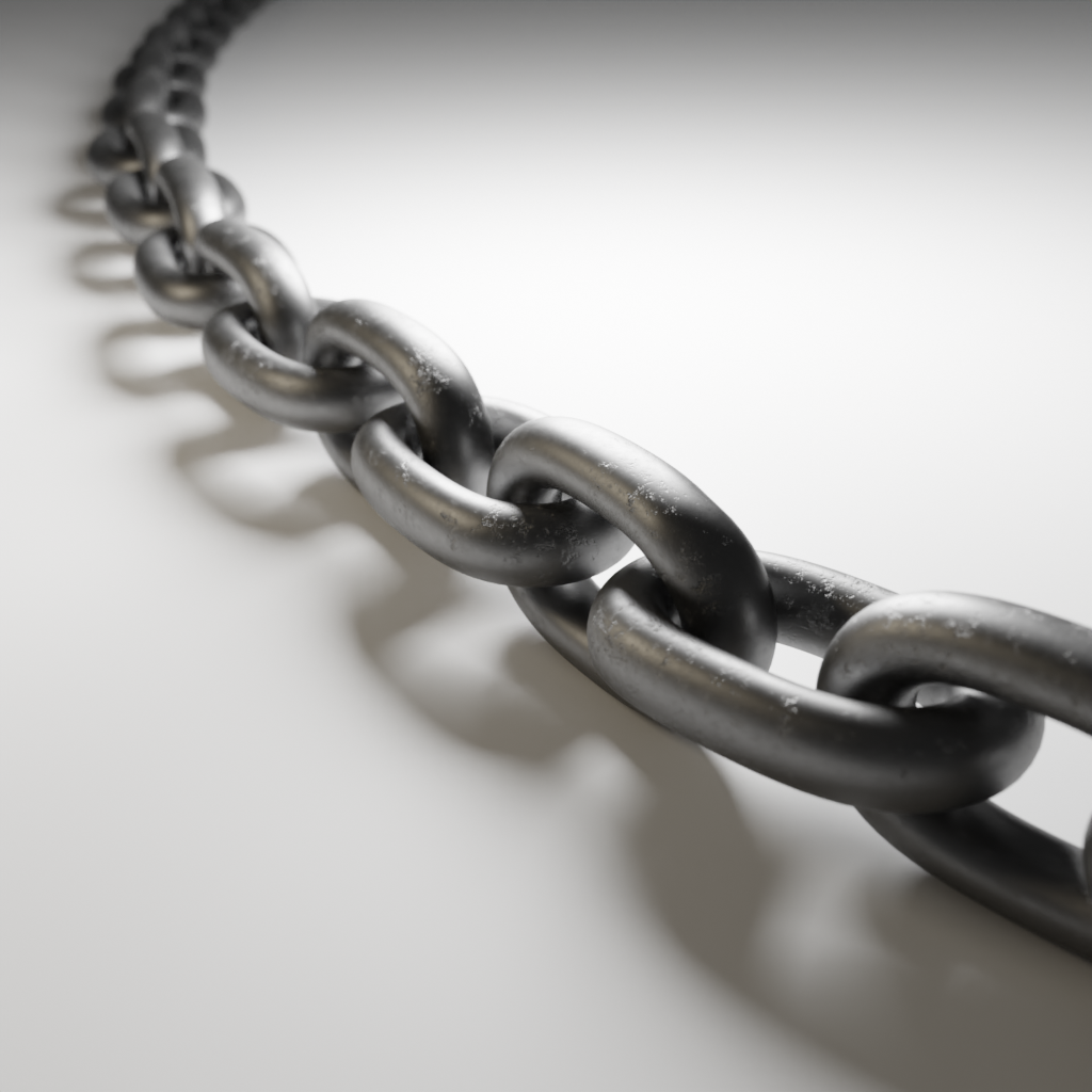 Iron Chain | FREE Industrial parts models | BlenderKit