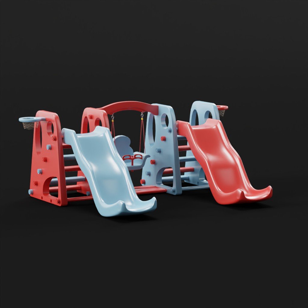 Rhino - children playground part | FREE Playgrounds models | BlenderKit