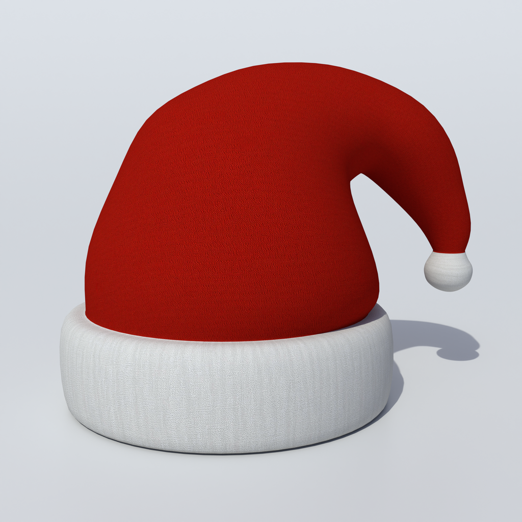 Santa Claus Hat | Headwear models | BlenderKit