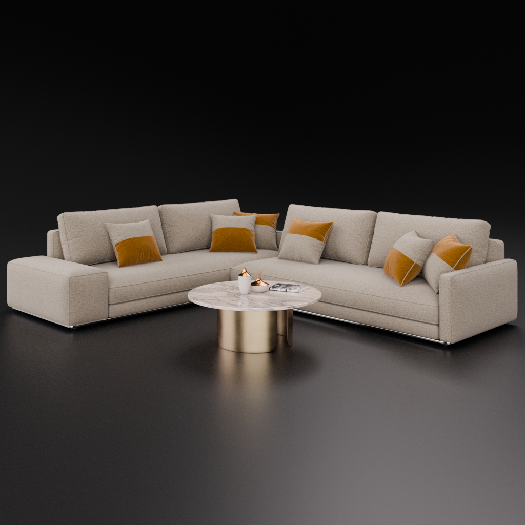 Sofa Miles | Sofas models | BlenderKit