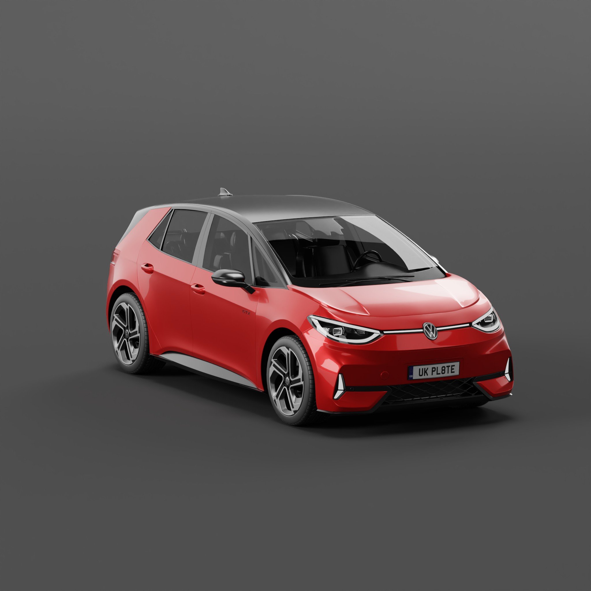 Volkswagen ID3 GTX 2024 | Modern Cars models | BlenderKit