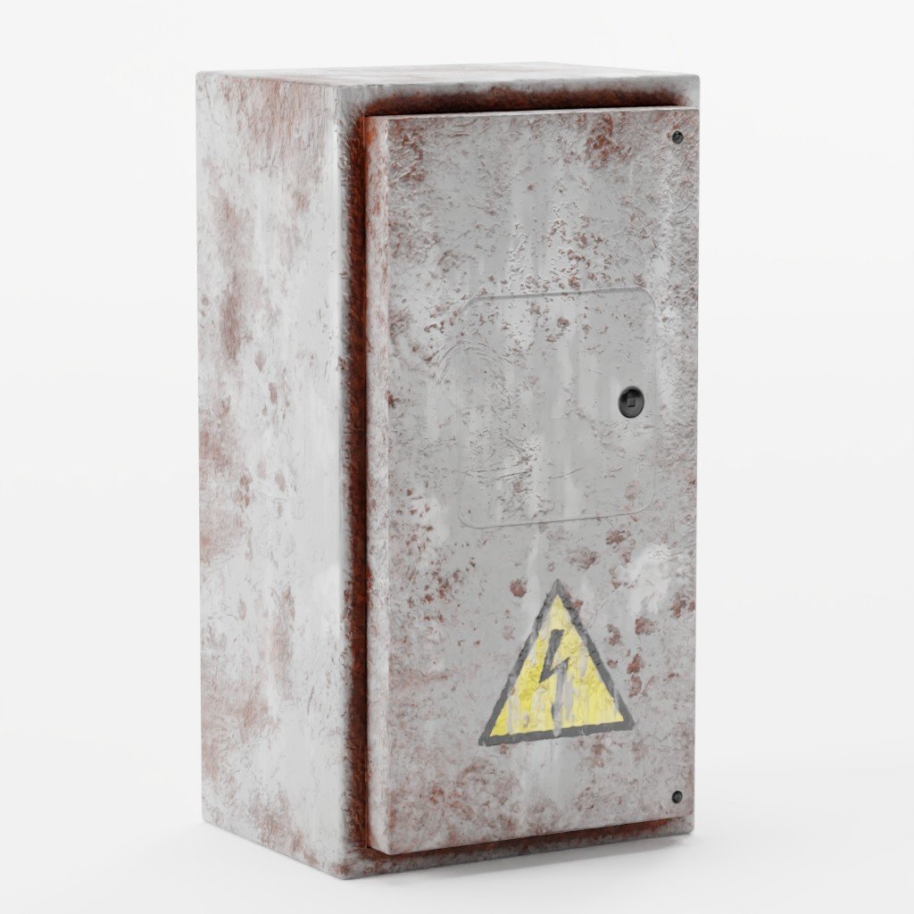 Electric Panel Inlet Box | FREE Containers models | BlenderKit