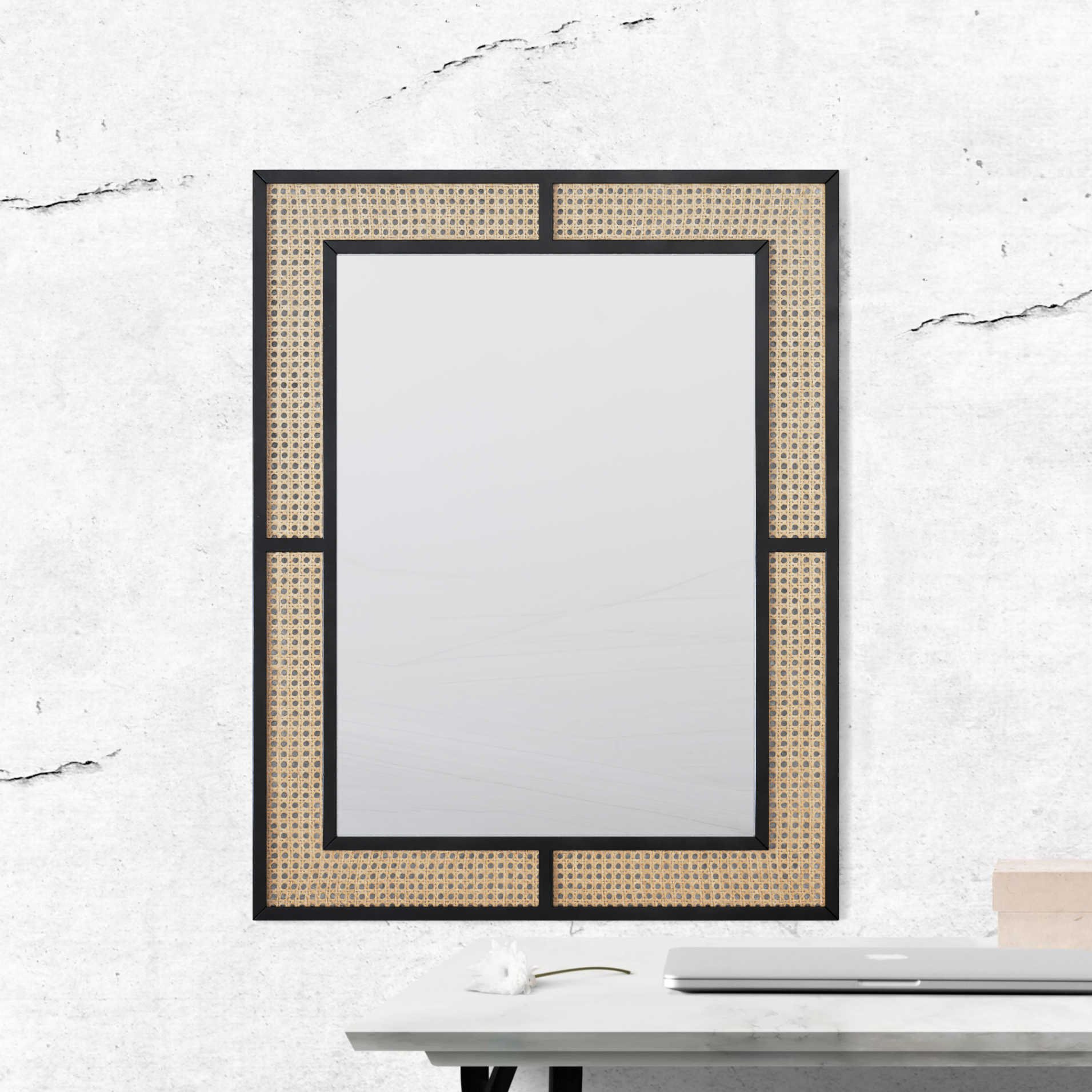 Mirror with rattan frame | FREE Mirrors models | BlenderKit