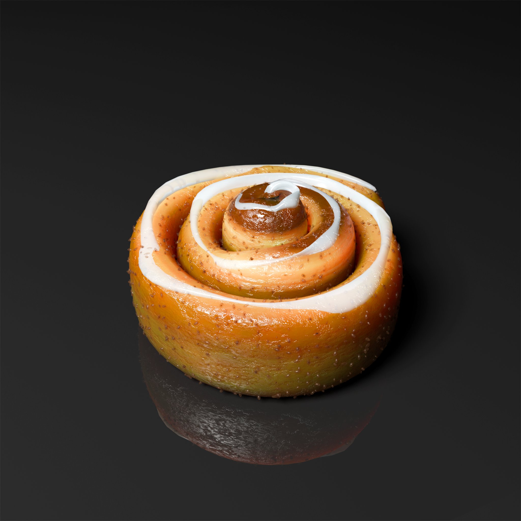 Cinnamon Roll | Restaurant / Bar models | BlenderKit