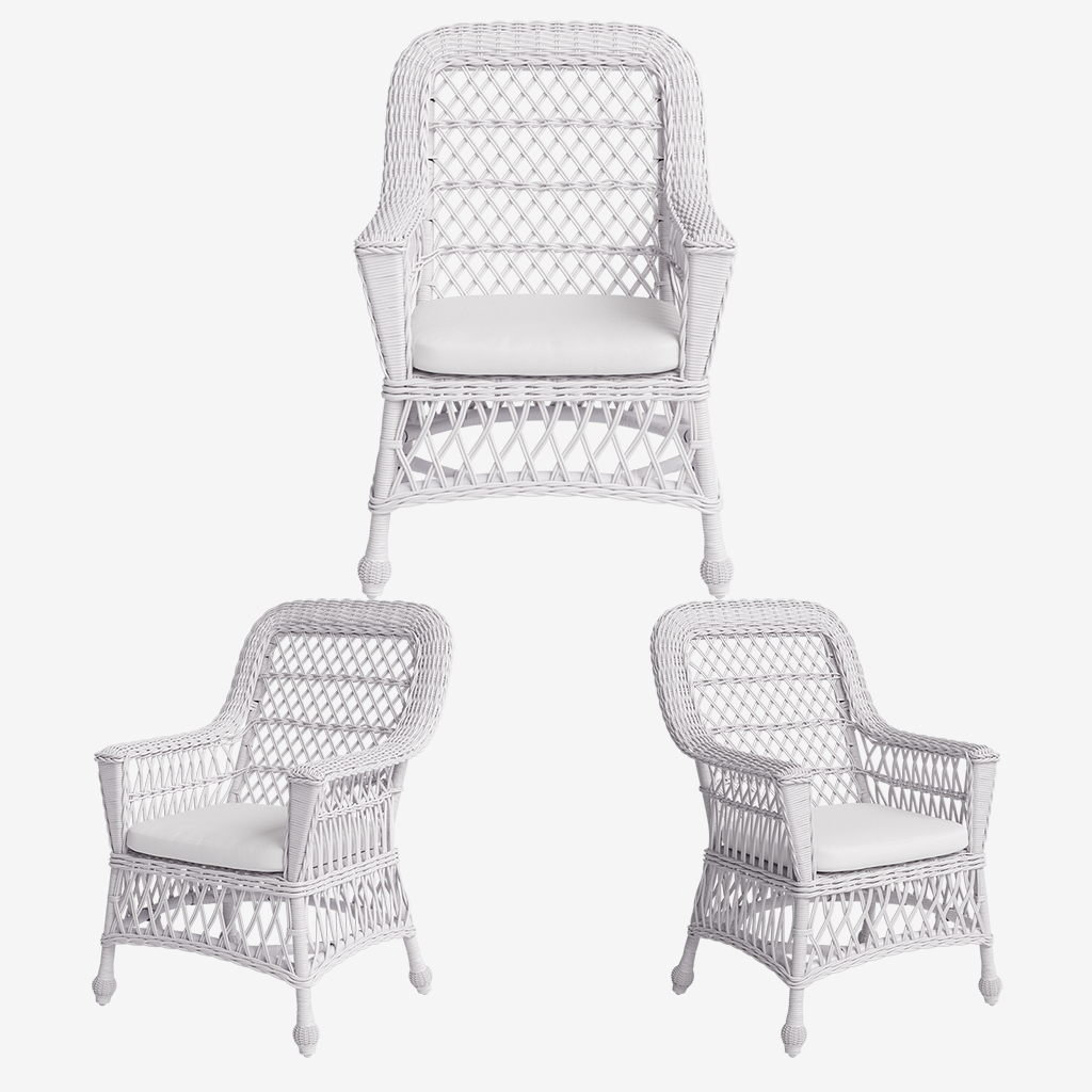 Rattan Arm Chair | Armchairs models | BlenderKit