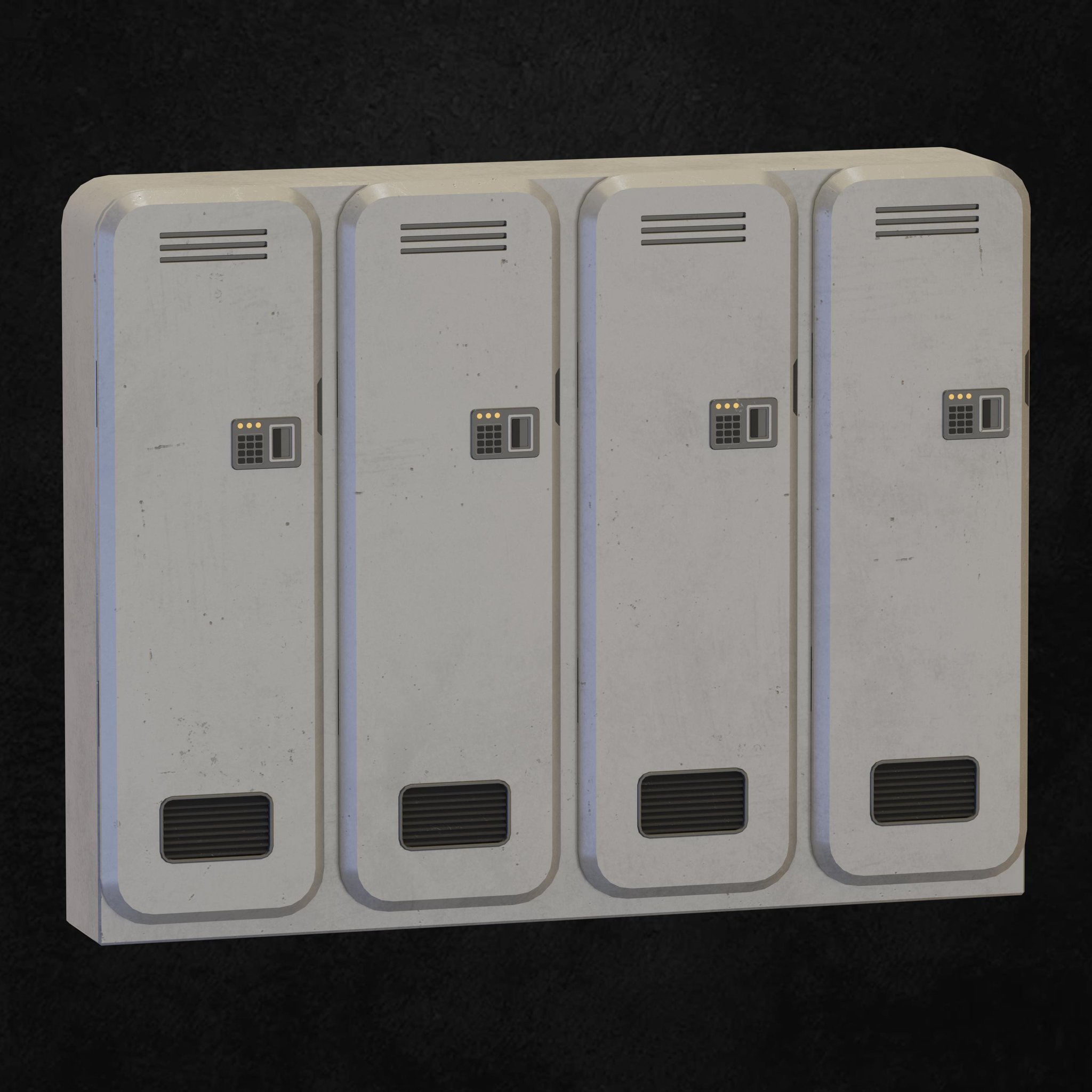 Locker | Containers models | BlenderKit