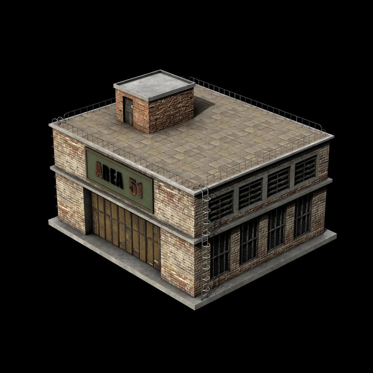 Factory-Freepoly.org | FREE Buildings models | BlenderKit